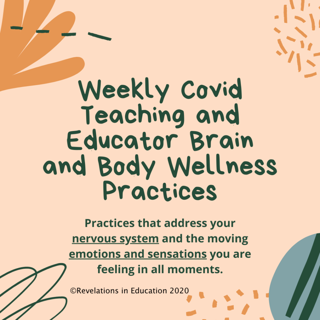 Weekly Educator Brain and Body Wellness Practices | REVELATIONS IN ...