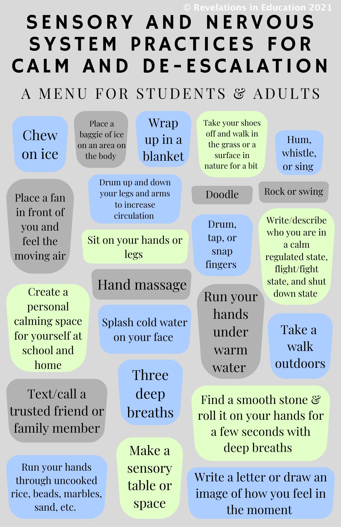 © Sensory and Nervous system practices for Calm and De-escalation-4 2 ...