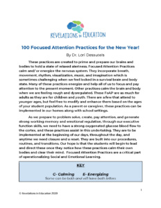 100-Focused-Attention-Practices – REVELATIONS IN EDUCATION